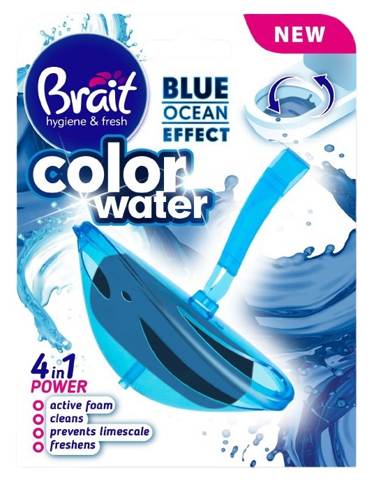 Brait WC blok 4in1 Color Blue Ocean Effect 40 g | alfachem.cz